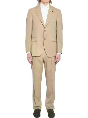 LARDINI Feeling Single-breasted Suit - Neutrals