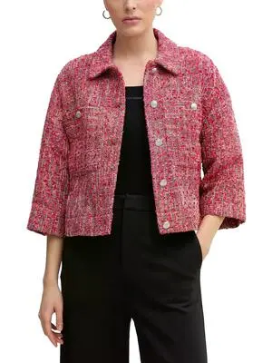 MOS MOSH Button Weave Jacket - Red