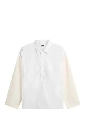 Nanamica Pullover Shirt Jacket - Off White