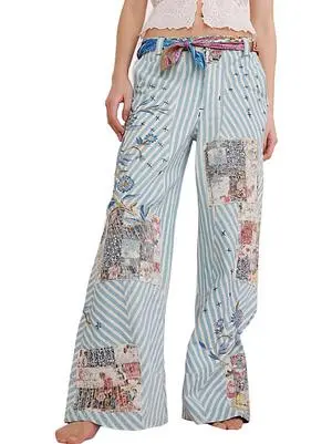 Free People Runyon Patched Trousers - West Ridge