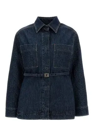 FENDI Padded Denim Jacket