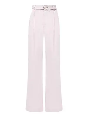 PatBO Linen Wide-leg Pant - White