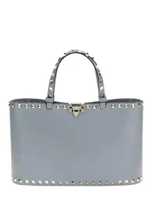Valentino Garavani Small Rockstud Tote Bag - Blue