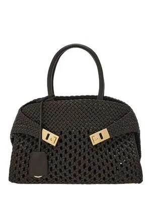 FERRAGAMO Hug Handbag M - Gold