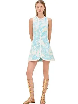 Alexis Helina Mini Dress - Aqua