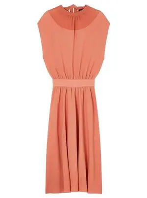 Emporio Armani Links Stitch Dress - Orange