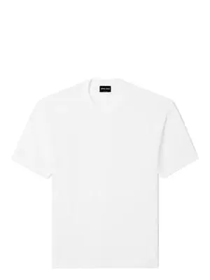 Giorgio Armani Technical Waffle T-shirt - White
