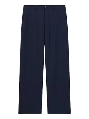 Giorgio Armani Cashmere Twill Trousers - Navy
