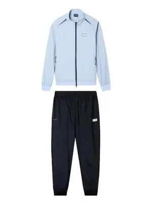 Emporio Armani Dynamic Athlete Tracksuit In Ventus7 Technical Fabric - Natural