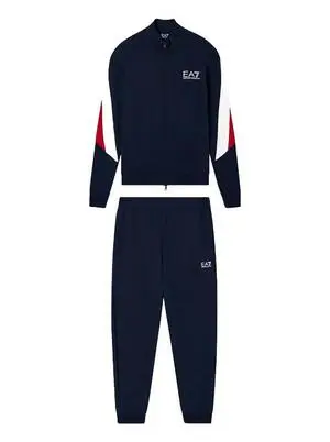 Emporio Armani Summer Block Pure Cotton Tracksuit - Navy