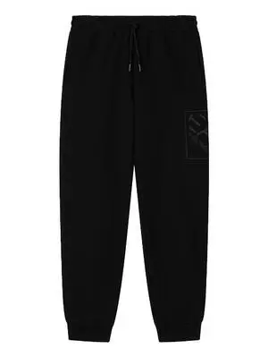 Emporio Armani Logo Series Cotton Joggers - Black