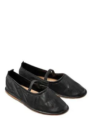 Beek Leather Ballet Flats - Black