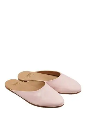 Beek Phoebe Leather Ballet Mules - Gold