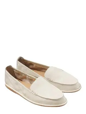 Beek Griffin Leather Loafer - Natural