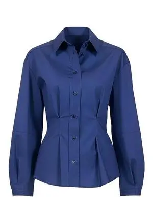 CALLAS MILANO Lucia Lantern Sleeve Shirt - Blue