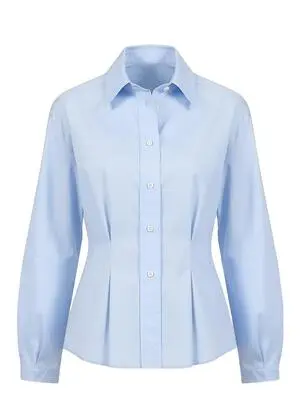 CALLAS MILANO Lucia Lantern Sleeve Shirt - Blue