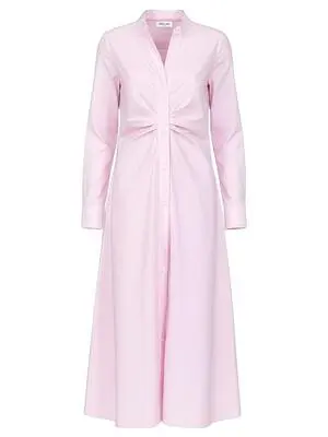 CALLAS MILANO Genny Long Sleeve Shirt Dress - Pink