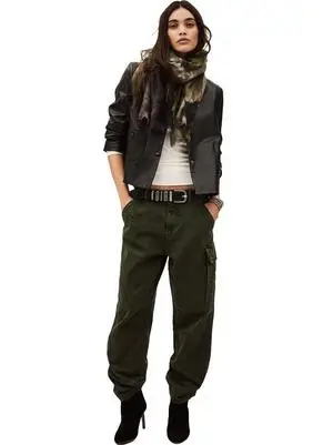 Ba&sh Fino Cargo Jogger Pants - Green