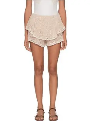 Sea Madelyn Crochet Skort - White