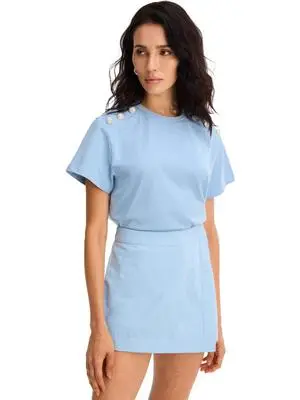 Allison Brooklyn Tee - Blue