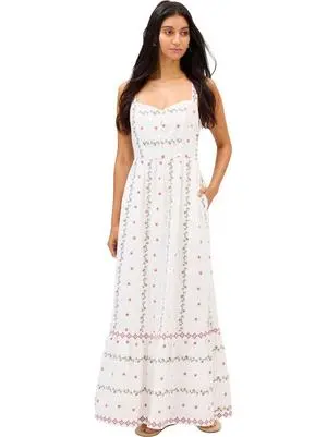 Allison Milana Maxi Dress - White