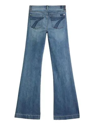 7 For All Mankind Long Dojo Slim Illusion Jeans - Denim