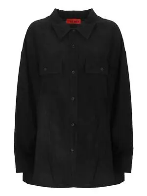THELATEST Buttoned Pocket Shirt - Black