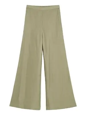 BY MALENE BIRGER Lucee Cupro Trousers - Deep Lichen Green