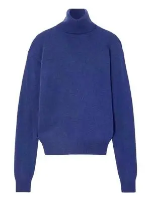 Saint Laurent Turtleneck Sweater - Blue