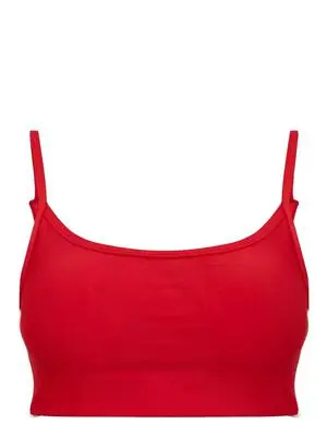 The Upside Printed Detail Top - Red