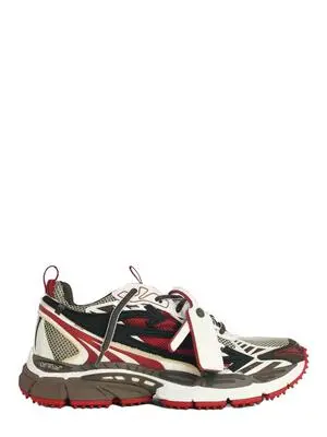 Off-White Arrow Suede Sneakers Red