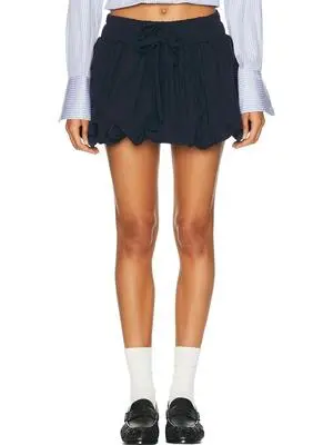 Monse Fold-up Bubble Skirt - Dark Sapphire