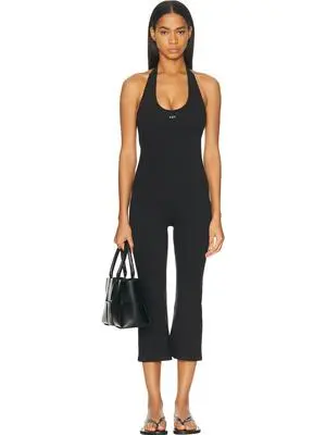 437 The Halter Onesie - Black