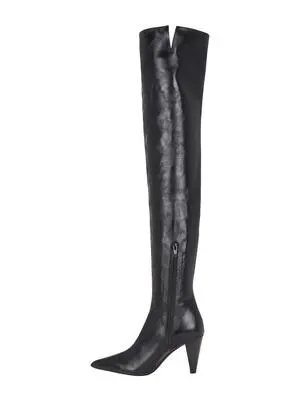 Khaite Harvey Over-the-knee Boot - Tabacco & Black