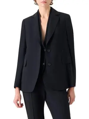 Akris Malik Wool-blend Jacket - Black