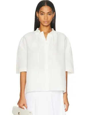 JIL SANDER Short Sleeve Blouse - Latte