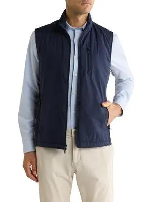 Mizzen+main Northwood Mixed Media Vest - Navy