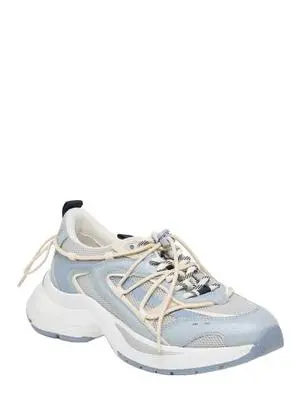 Dolce Vita Selmar Lace-up Sneakers - Blue Mulighti Leather