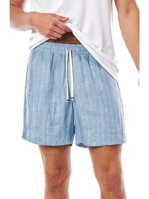 LEISURE LAB Linen Drift Short - Saltwater