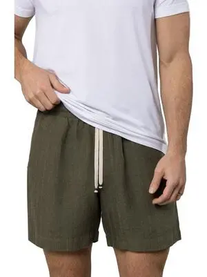 LEISURE LAB Linen Drift Short - Seagrass