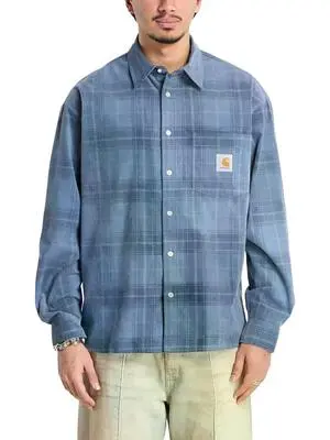 Carhartt Work In Progress Wilber Plaid Pocket Shirt - Blue