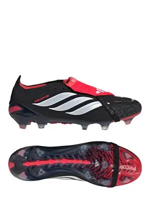 Adidas Predator Elite Firm Ground Football Boots - Core Black / Cloud White / Lucid Red