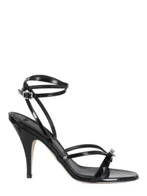 3JUIN Bow-detail Heeled Sandals - Black