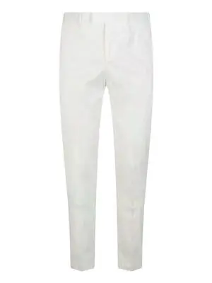 PT TORINO Cotton Trousers - White