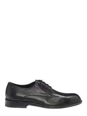 BOSS Logo Deed Derby Shoes - Black