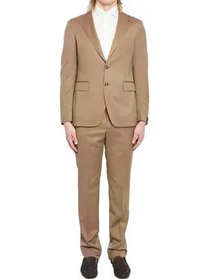 Tagliatore Single-breasted Suit - Brown