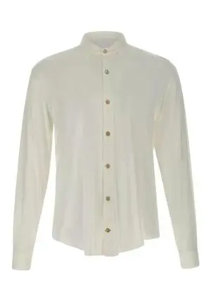 Eleventy Classic Cotton-blend Shirt - White