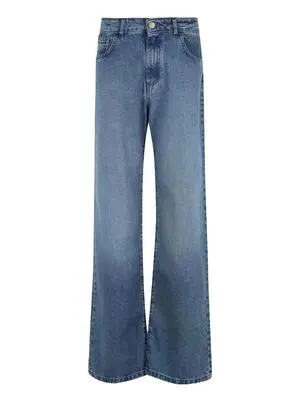 Federica Tosi Five-pocket Buttoned Jeans - Blue