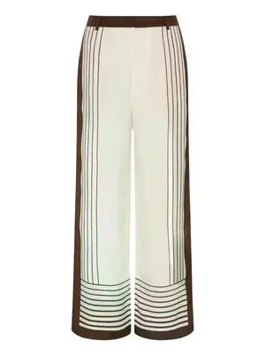 Sir The Label Striped-detail Trousers - Neutrals