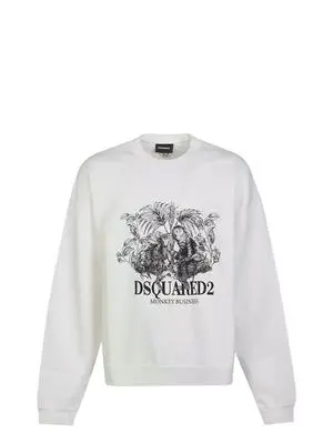 Dsquared2 Graphic-print Sweatshirt - White
